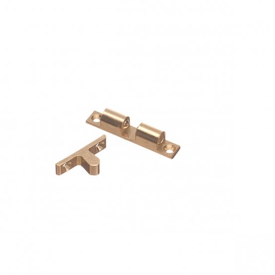 Catch, Adjustable Lock Pressure Length:1-13/16" Chrome Plated Brass ...