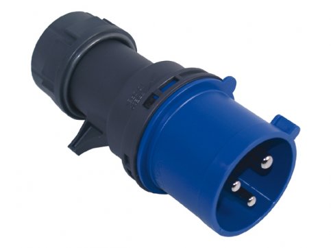 Plug, Male 220V 32A 3Pin CEE - Budget Marine