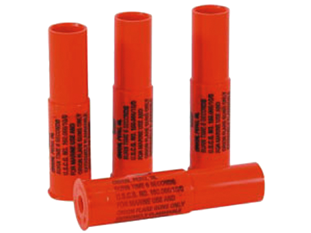 Flare Assembly, 4 x Red Aerial Gauge:12HP US Coast Guard Approved ...