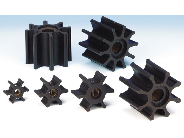 Impeller, Neoprene 12 Blade Ø2.25 Width 1.25" Key-Drive# F5 - Budget Marine