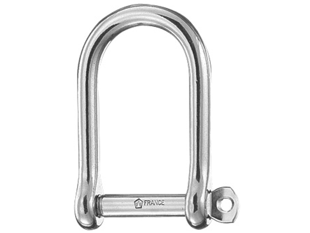 Shackle, D 5mm Large-Opening Self-Locking - Budget Marine