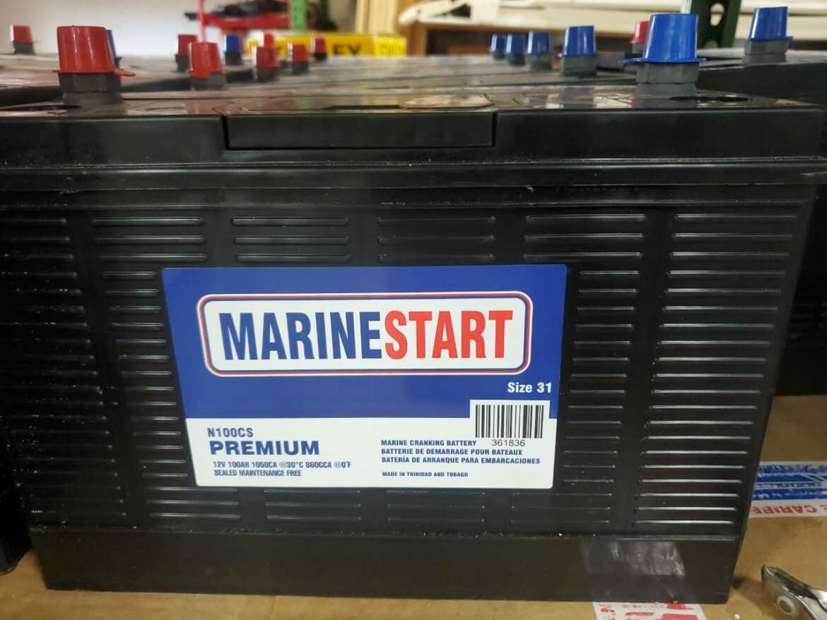 Battery, Starting 12V CCA:950 MCA:1250 SMF Group 31 Screw & Post ...