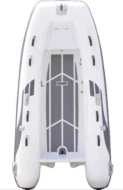 Dinghy, 3.6m 11'9" Aluminum Hull Hypalon Light Grey with Bow Locker ...