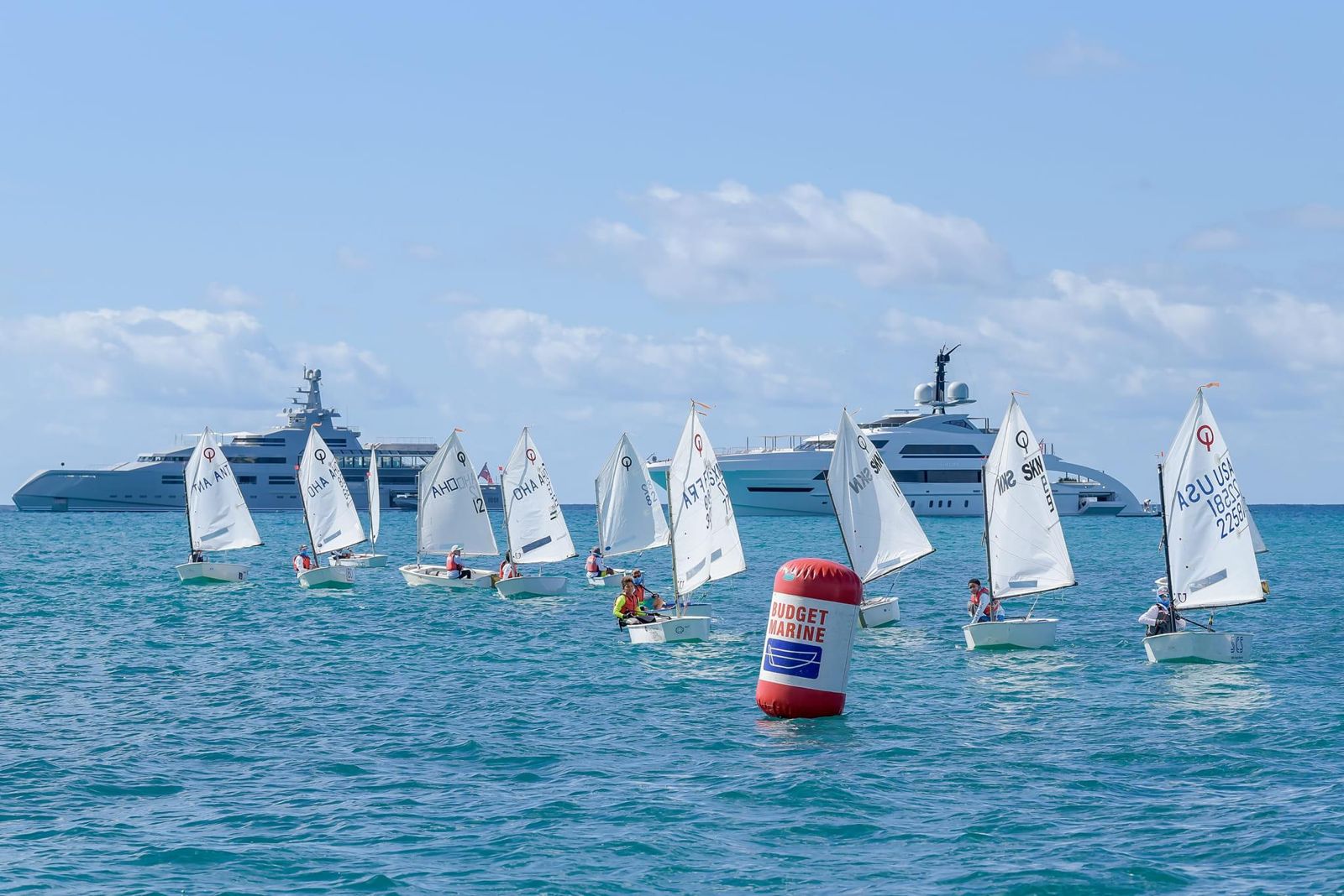 Opti Sailors show their talent at the 18th St. Maarten Budget Marine ...